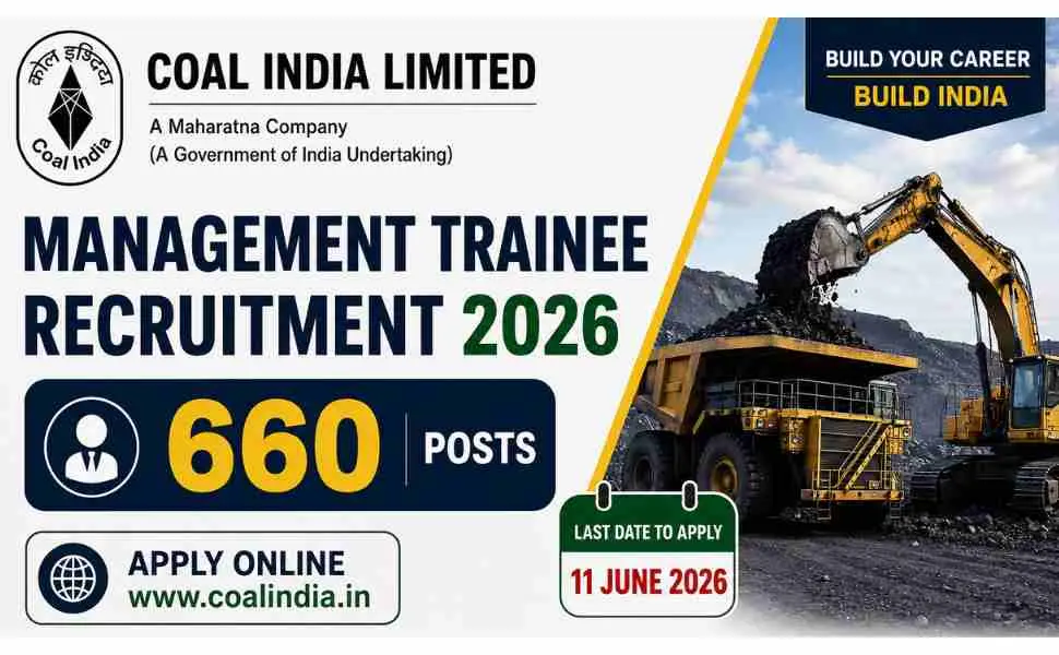 CIL Management Trainee Recruitment 2026 Apply for {660 Posts}