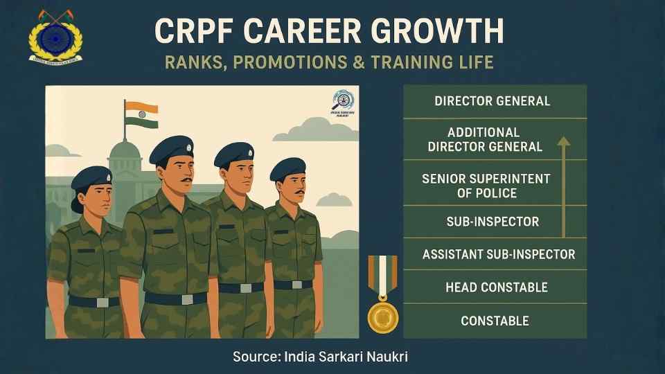 CRPF (Central Reserve Police Force) Career Growth: Ranks, Promotions ...