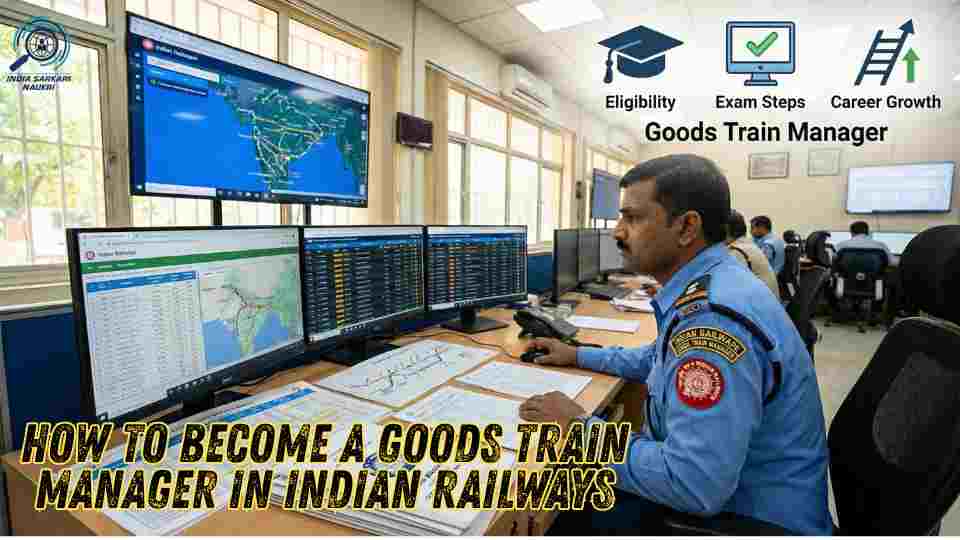 How to Become a Goods Train Manager in Indian Railways: Complete Step ...