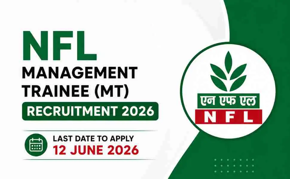 NFL Management Trainee MT Recruitment 2026 Notification Out for 21 ...