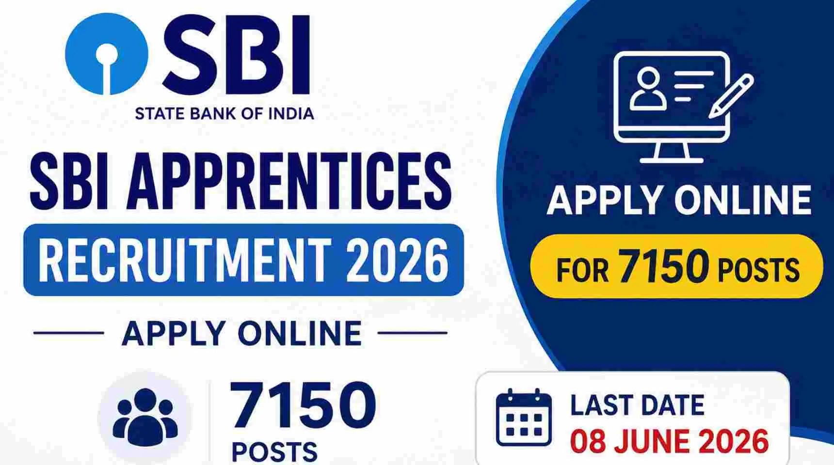 SBI Apprentices Recruitment 2026 Apply Online for {7150 Posts}